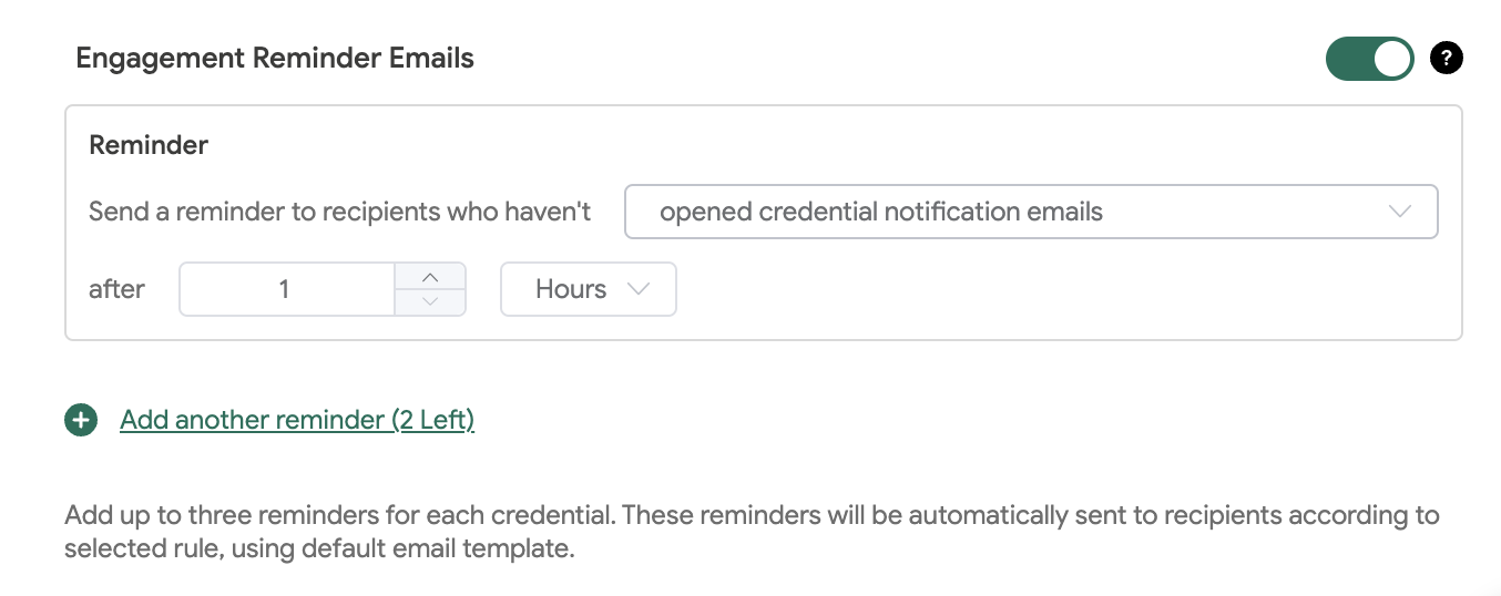Engagement Reminder Emails